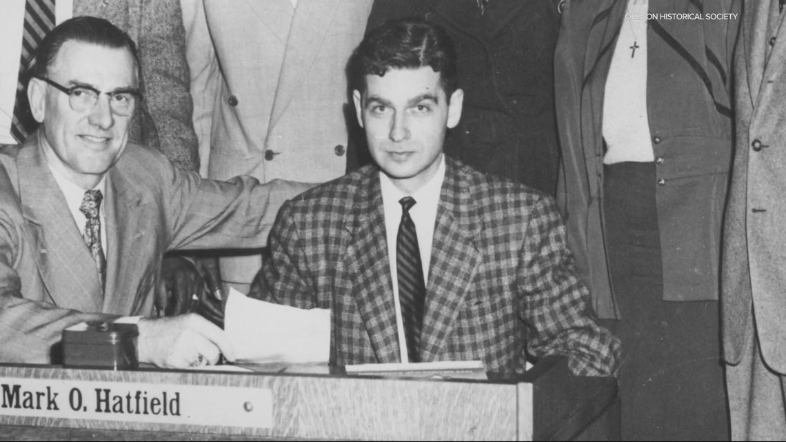 Exhibit remembers late Senator Mark Hatfield | kgw.com