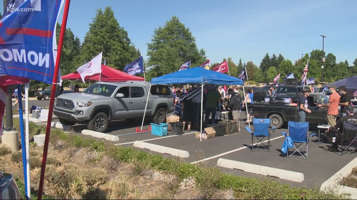 Pro-Trump car rally underway in Portland area | kgw.com