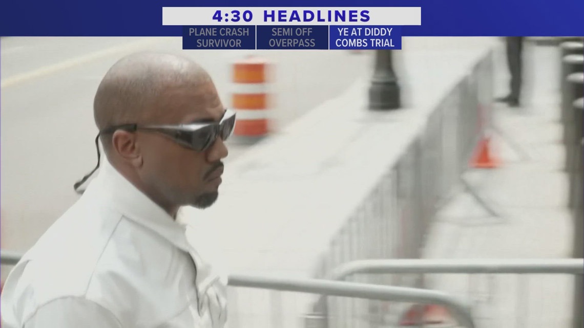 Ye, formerly known as Kanye West, supports Sean Diddy Combs at sex ...