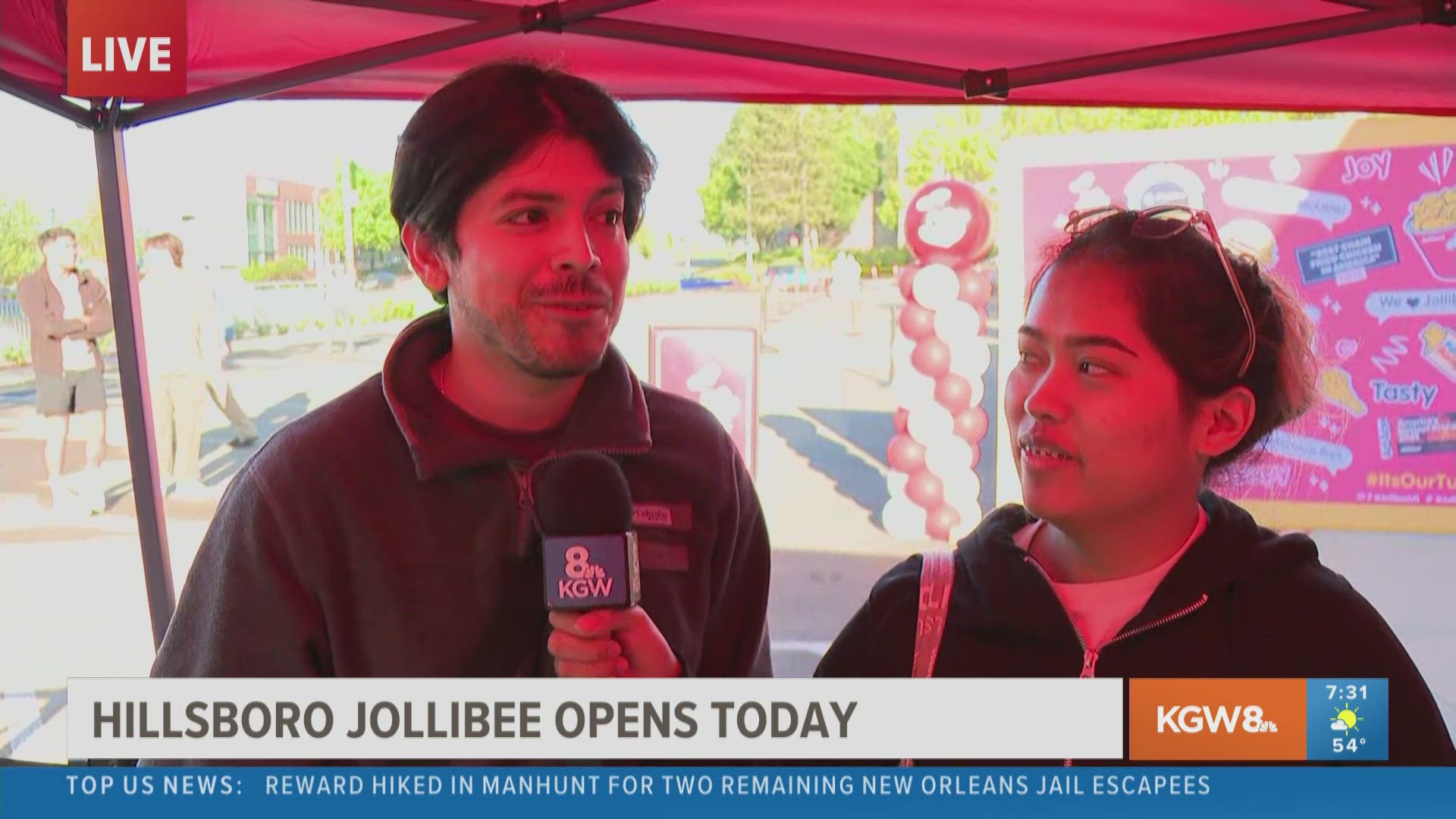 Jollibee fans line up overnight for Oregon's first store opening | kgw.com