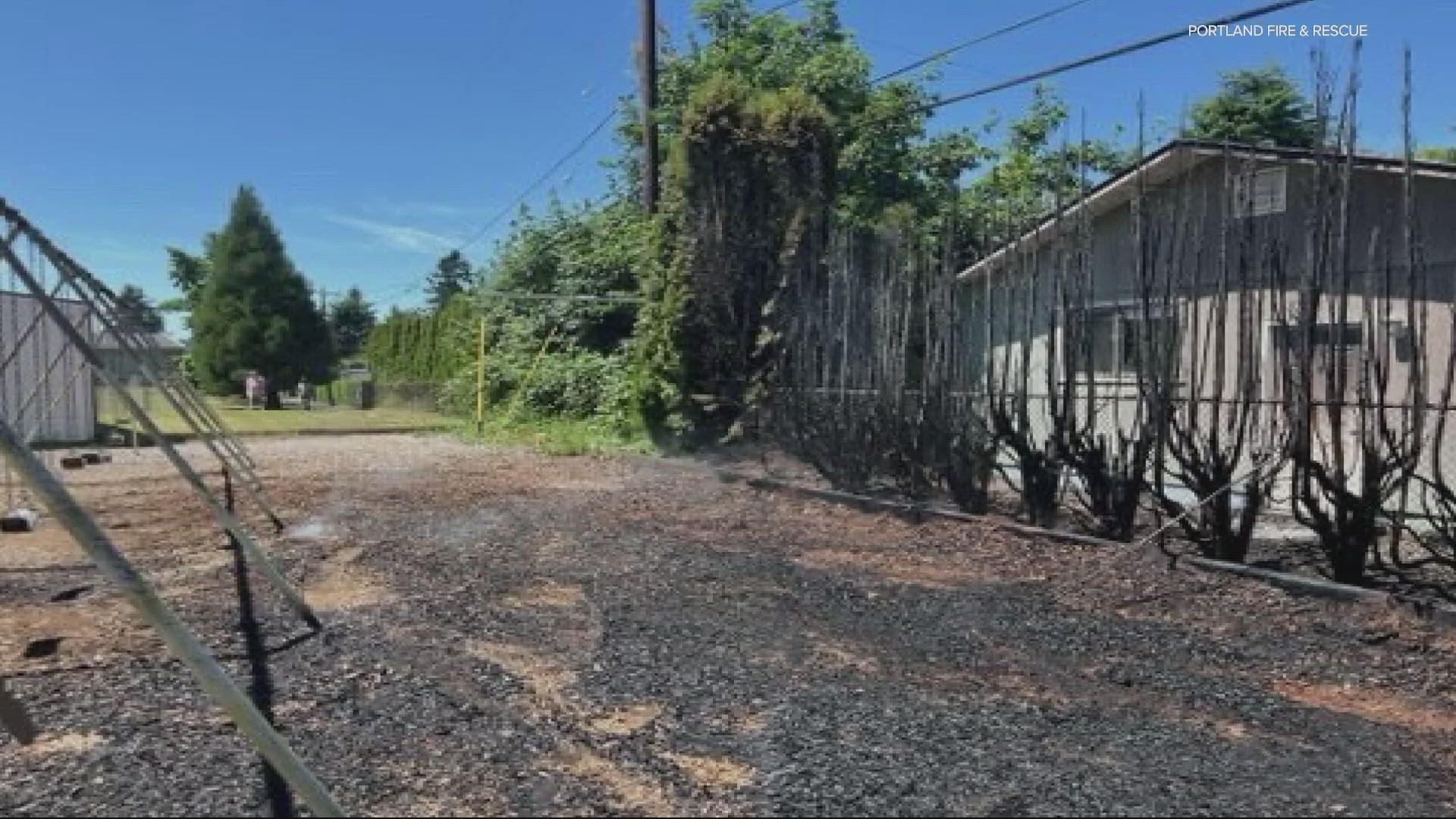 Kids playing with fireworks cause Portland house fire | kgw.com