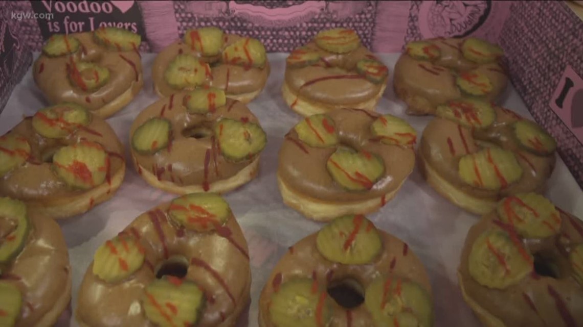 Try The Portland Pickle from Voodoo Doughnut | kgw.com