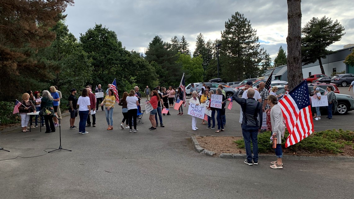 Beaverton Schools parents protest due to virtual board meetings | kgw.com