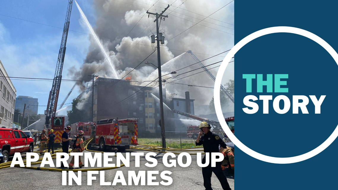 Downtown Portland apartment building that caught fire was inspected day ...