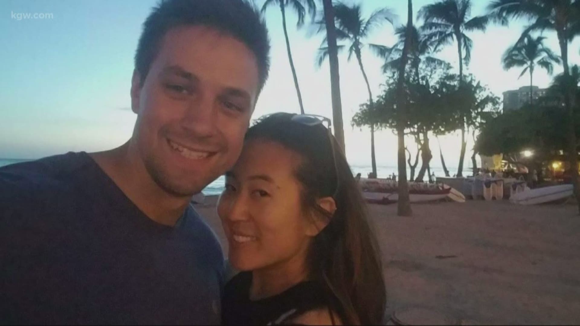 Hurricane Lane hits during honeymoon of Hillsboro couple | kgw.com