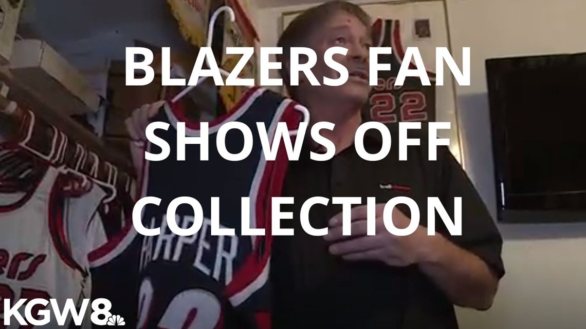 Portland Trail Blazers fan shows off collection | kgw.com