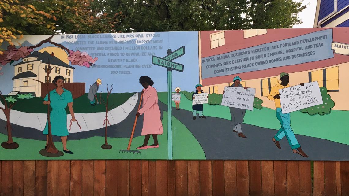 'I hope they feel unity': Mural honors North Portland neighborhood's ...