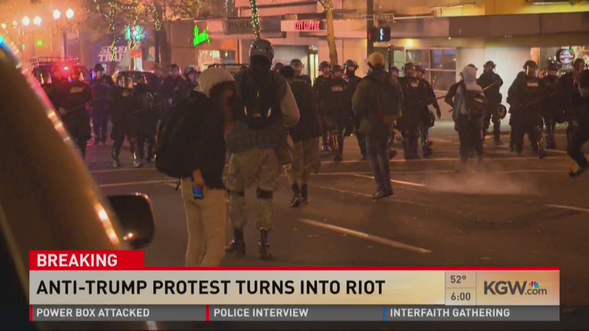 Trump protest organizer condemns Portland riot, damage | kgw.com
