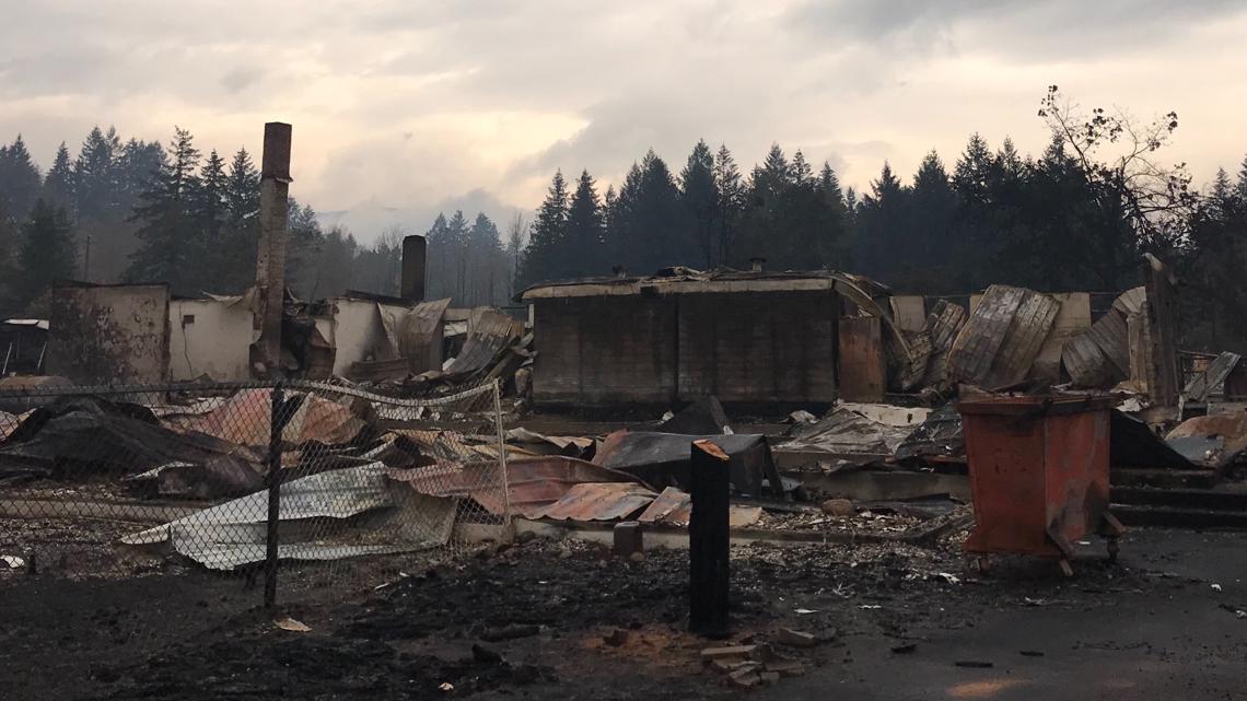 Images depict wildfire destruction in Gates, Oregon | kgw.com