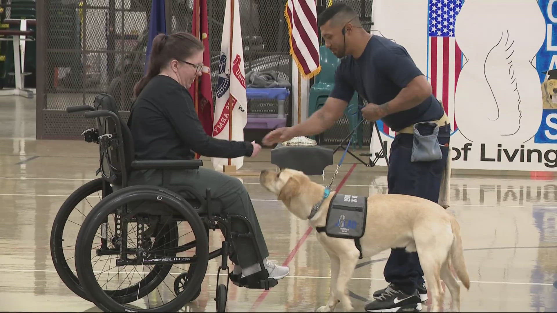 Graduation day is bittersweet for service dogs and trainers at Oregon ...