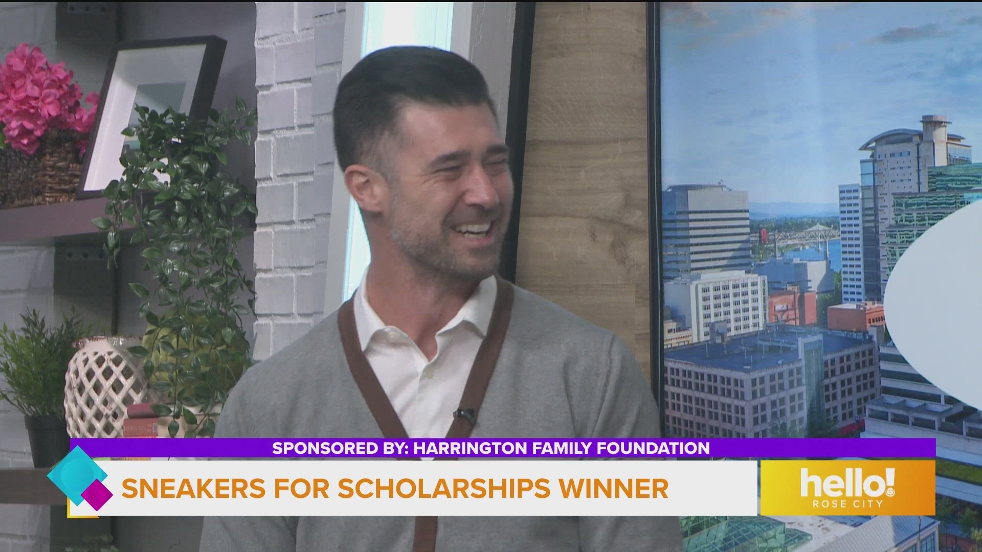 Joey Harrington announces Sneakers for Scholarships raffle winner | kgw.com
