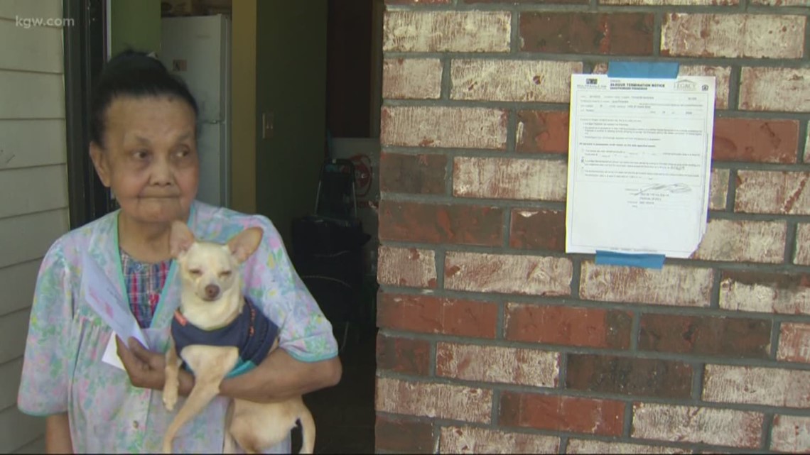 Portland woman who got an eviction notice helped by non profit | kgw.com