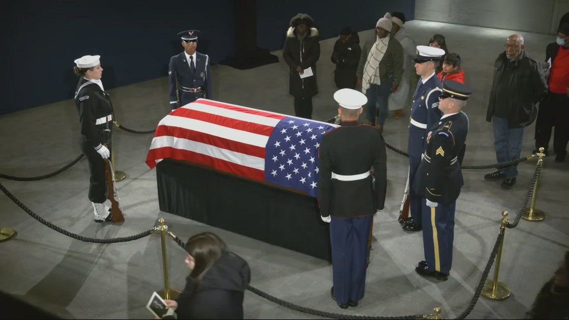 President Jimmy Carter lies in repose | kgw.com