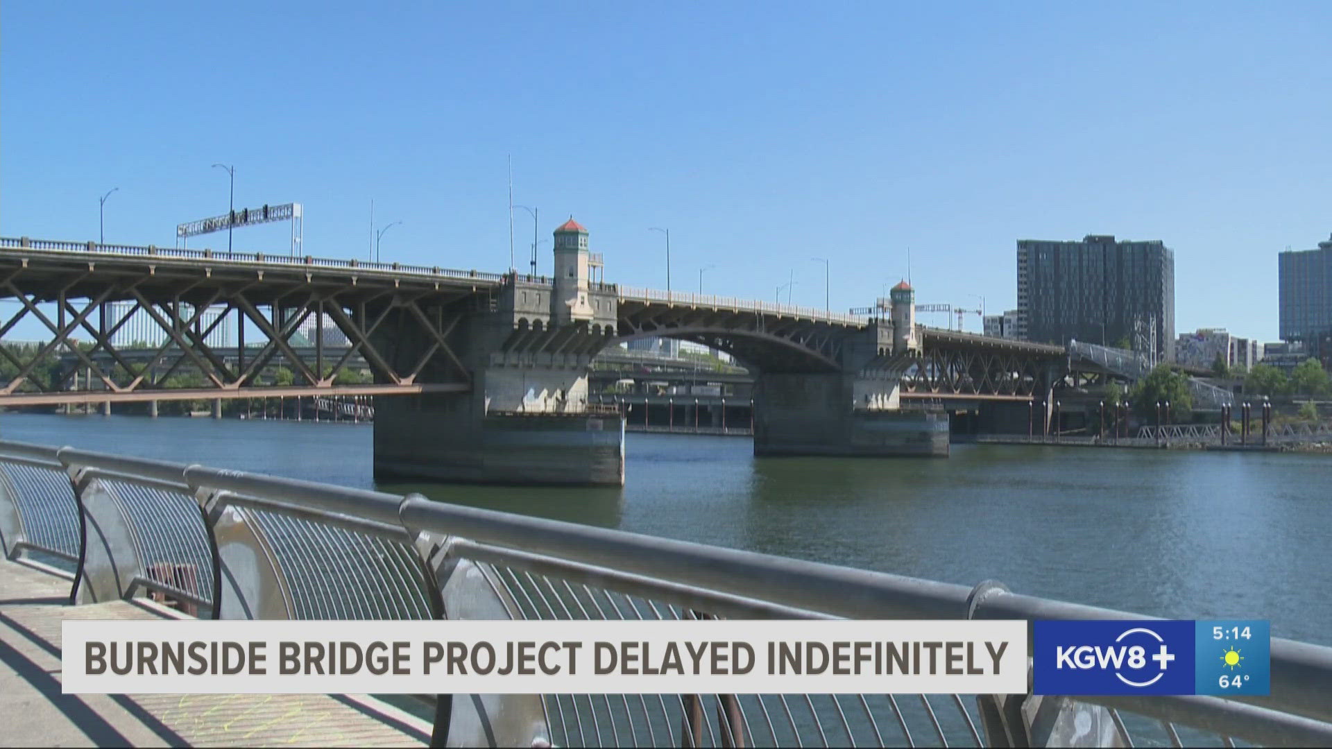 New Burnside Bridge construction delayed indefinitely due to federal ...