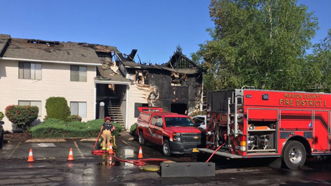 Woman critically injured after oxygen tanks explode in Salem fire | kgw.com