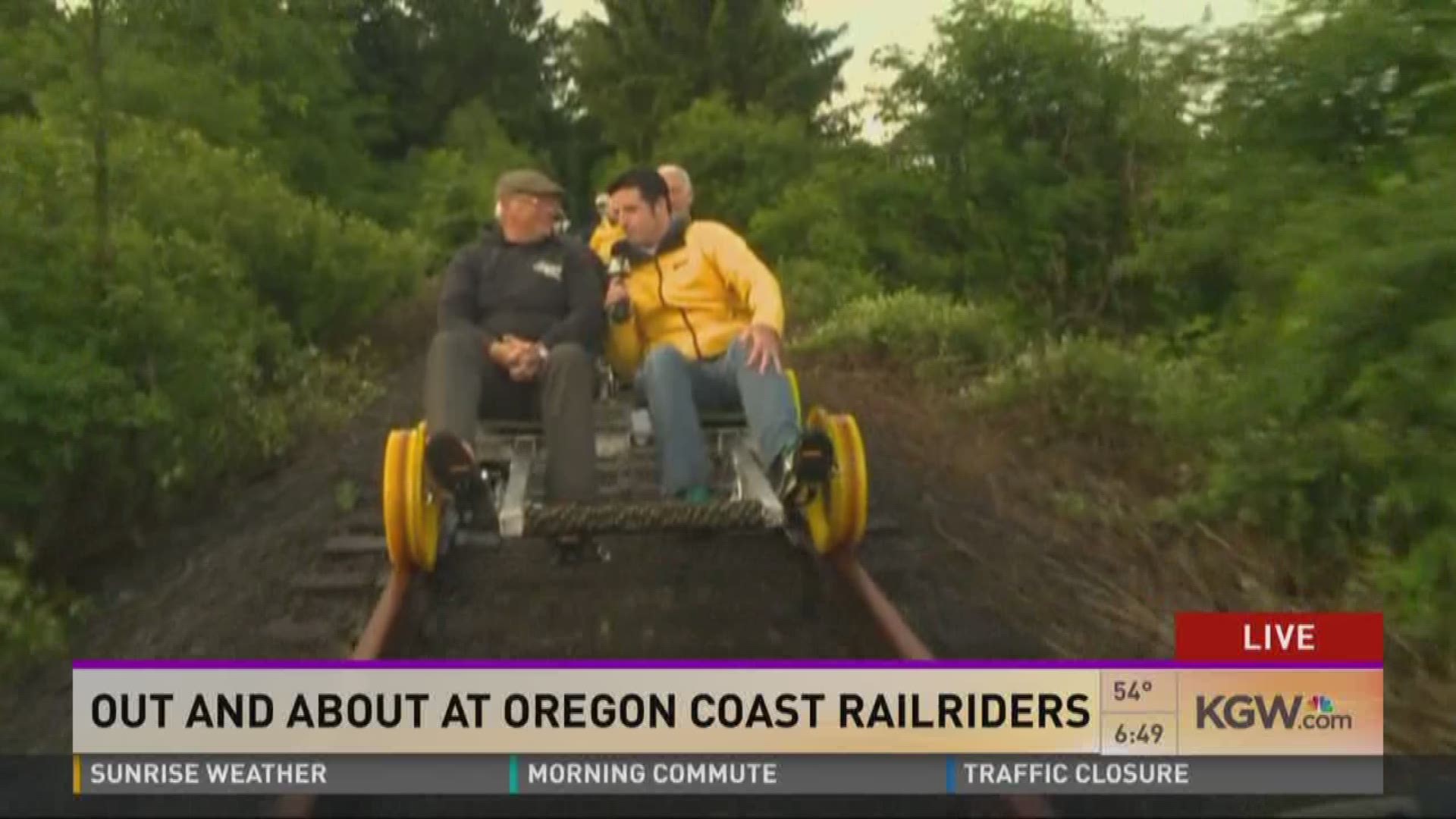 Pedal-powered rail rides explore Oregon Coast | kgw.com