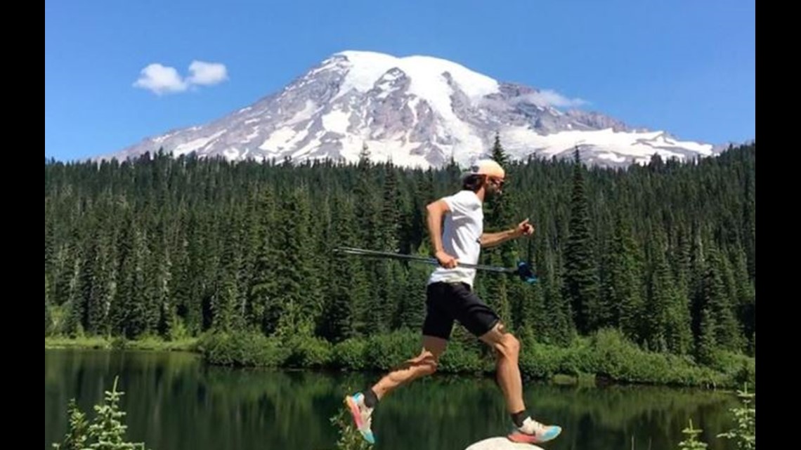 Portland runner attempts to run fastest time around Mount Rainier | kgw.com