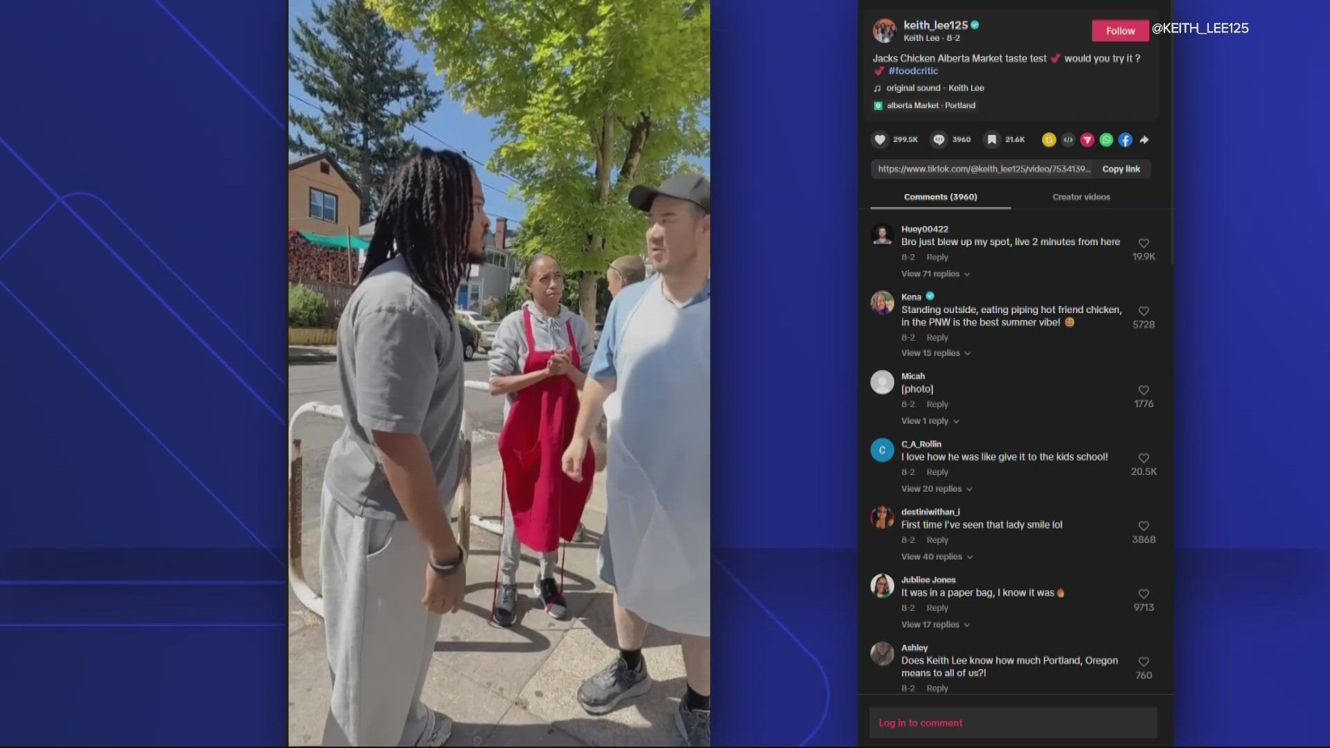 Keith Lee names Portland in his top three food cities TikTok tour ...