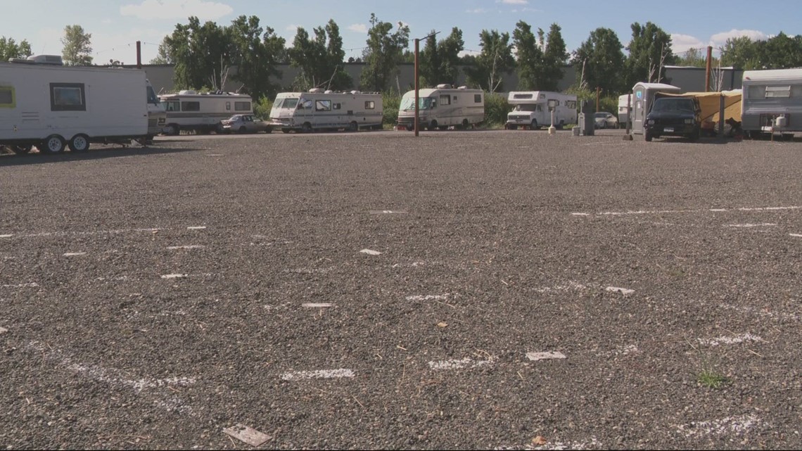 Portland's first homeless RV park struggling to attract residents | kgw.com