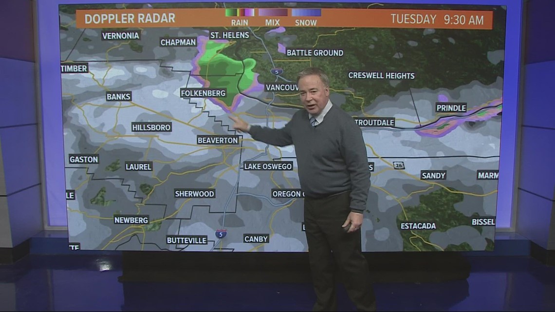 Snow in the Willamette Valley | KGW weather forecast | kgw.com