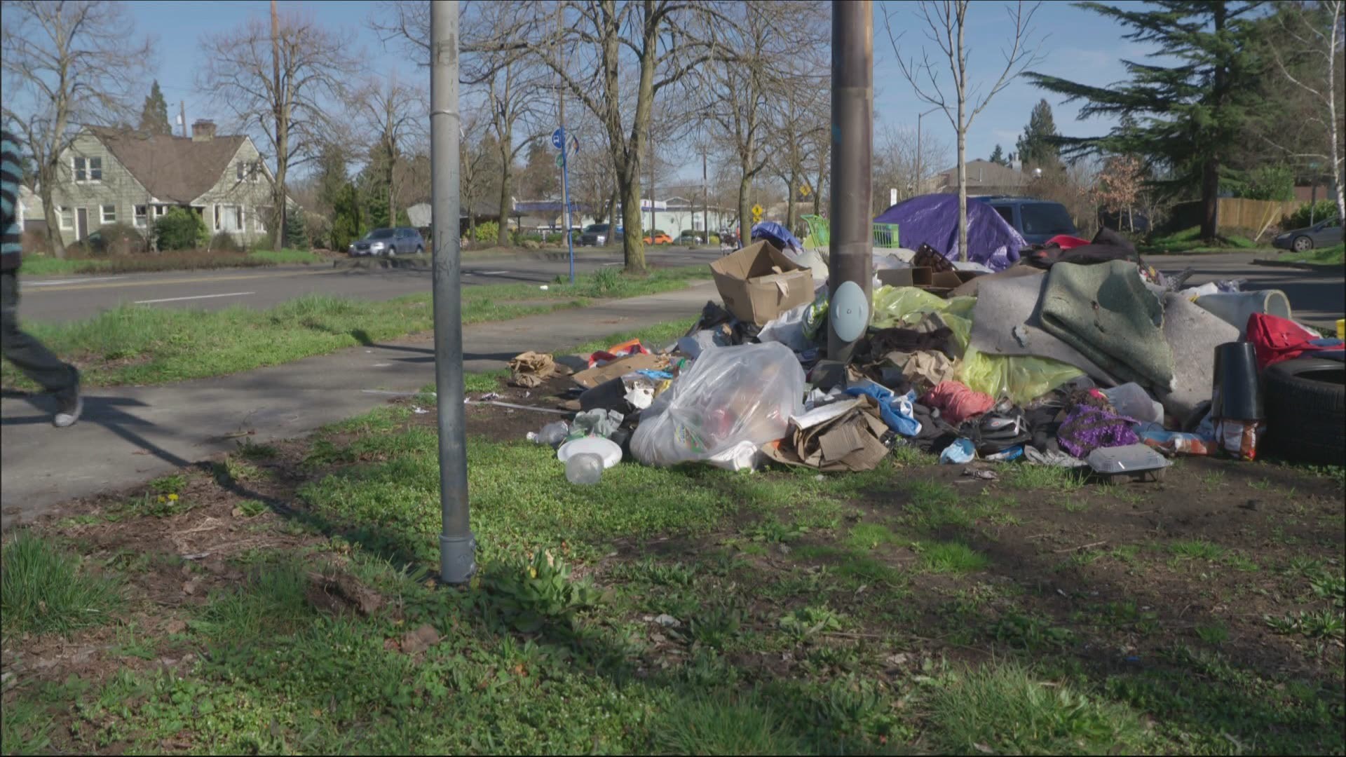 Why doesn't Portland put large dumpsters near homeless camps? | kgw.com