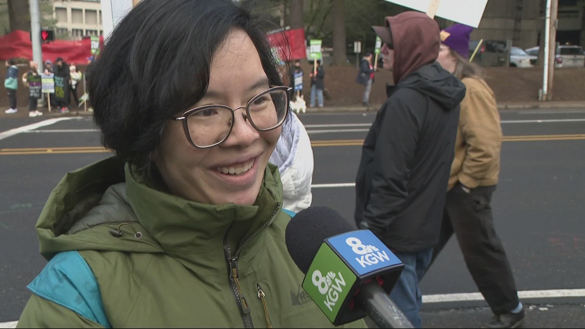 Oregon Providence health care workers on why they're striking | kgw.com
