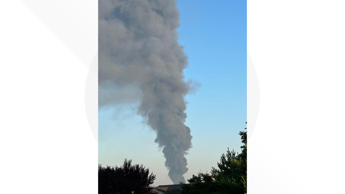 PHOTOS: Fire at former Kmart building | kgw.com