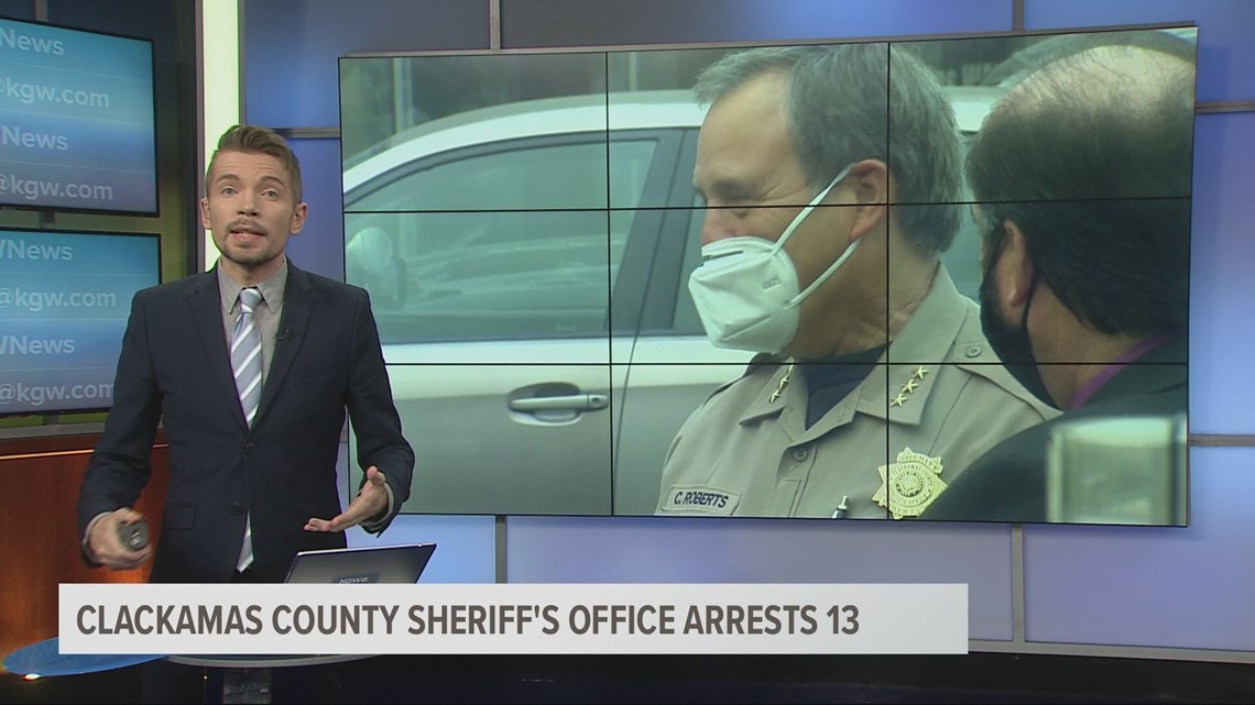Clackamas County Sheriff's Office arrests 13 following wildfires | kgw.com