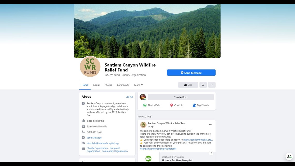 Residents start 'Santiam Canyon Wildfire Relief Fund' | kgw.com