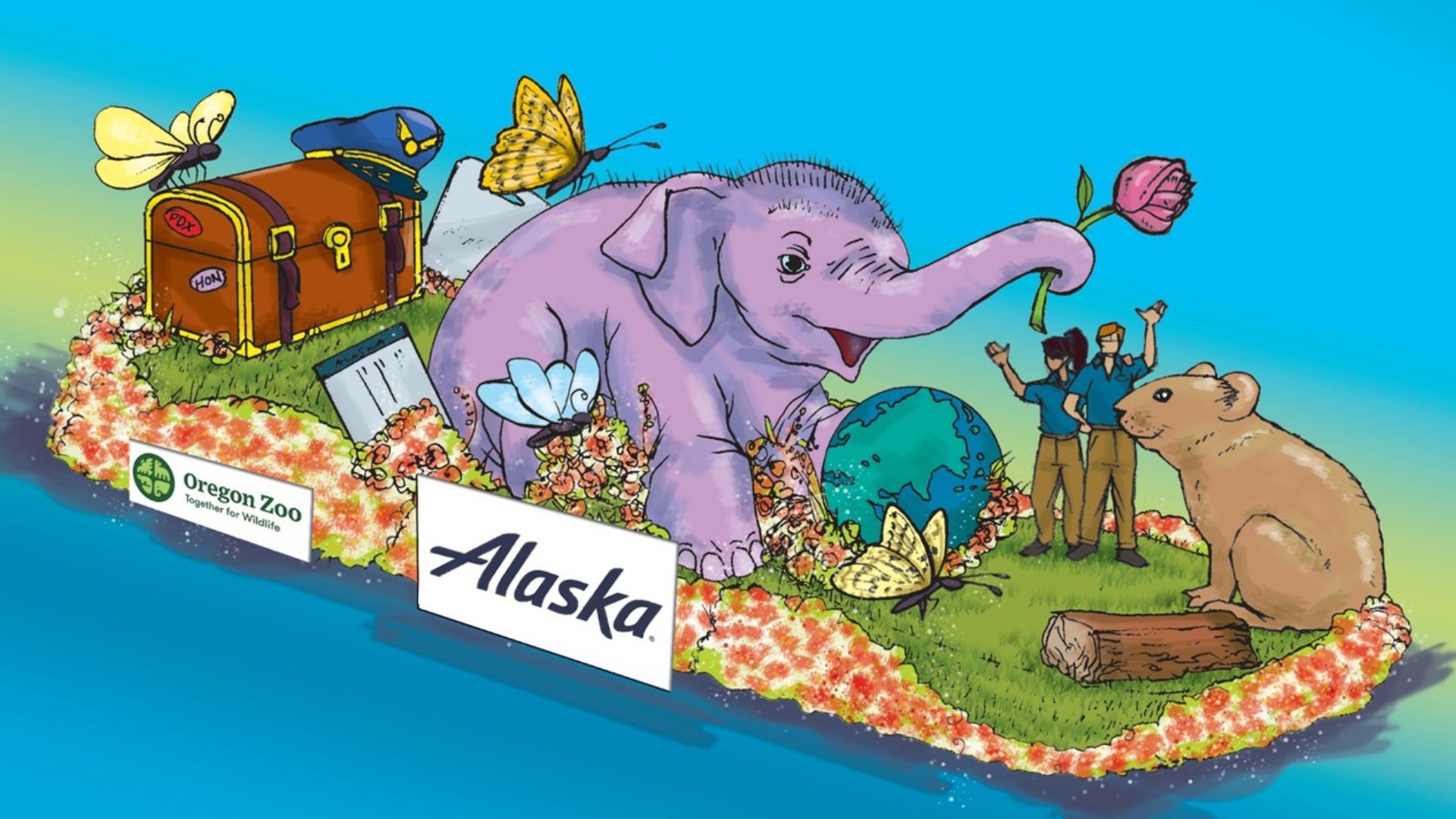 Oregon Zoo's baby elephant Tula-Tu to lead this Portland parade | kgw.com