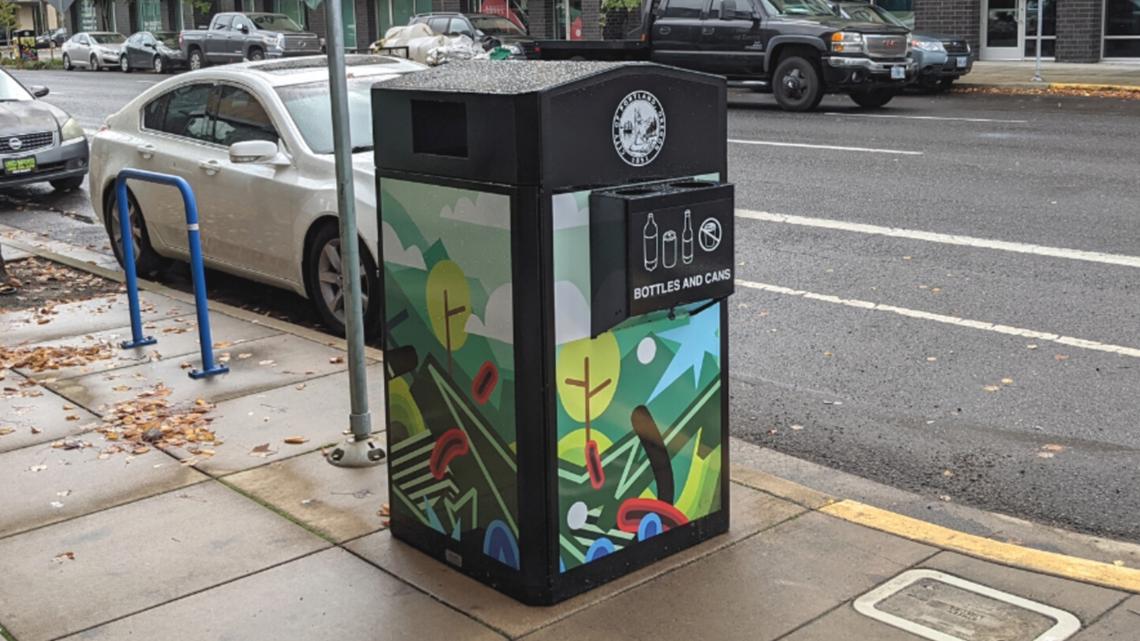 City adds more public trash cans in Northwest Portland | kgw.com