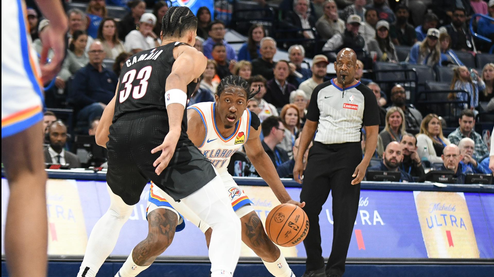 Oklahoma City Thunder beat Portland Trail Blazers | kgw.com