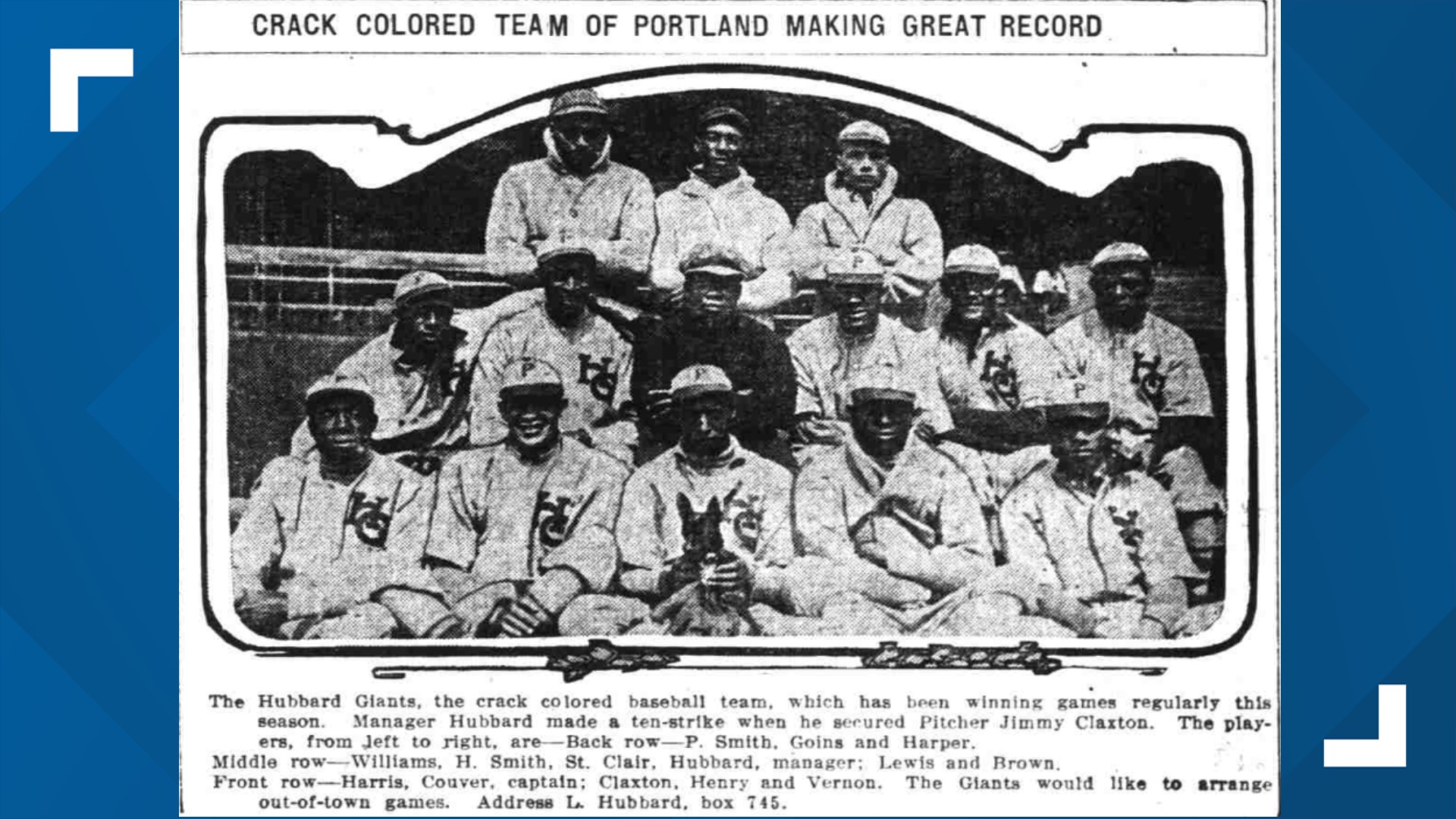 Discovering Portland's African American baseball teams | kgw.com