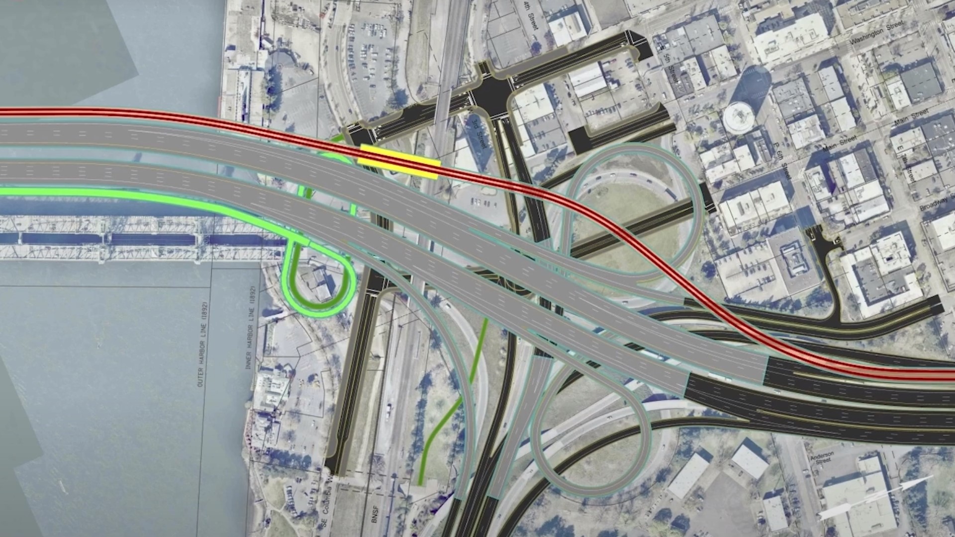 New videos show freeway upgrades for Interstate Bridge project | kgw.com