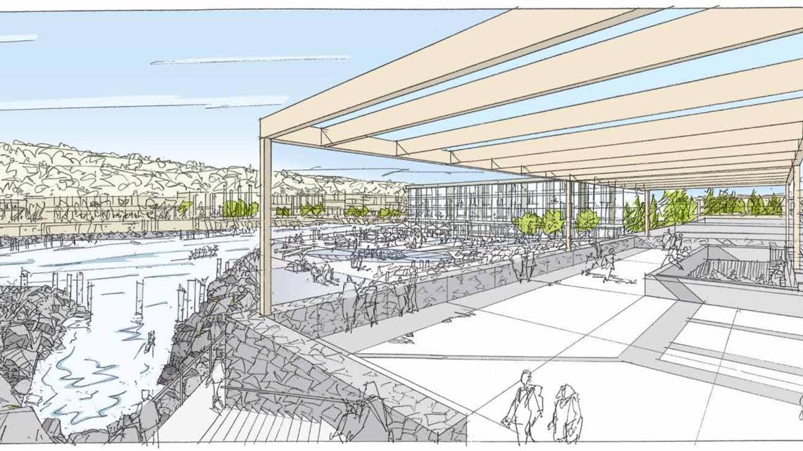 New sketches released for former paper mill site in Oregon City | kgw.com