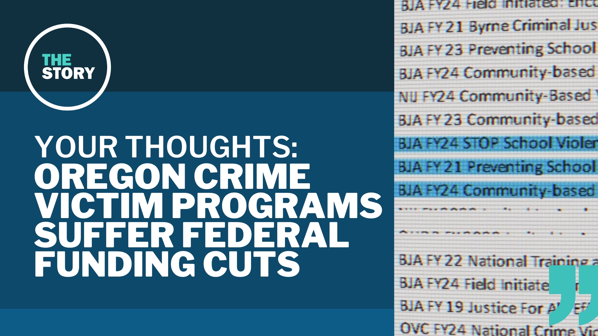 Trump administration cuts hit programs for Oregon crime victims | Your ...