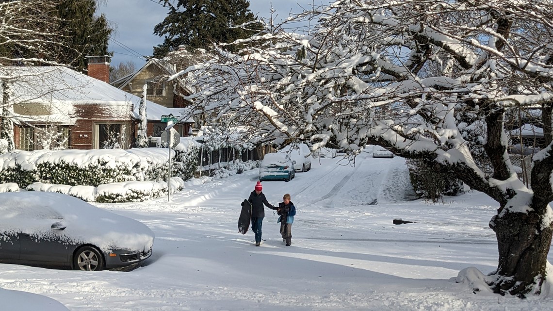 When will all the Portland snow melt? Probably not soon | kgw.com