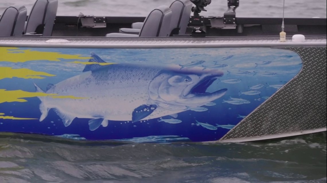 Artist and angler creates fishing boat designs | Grant's Getaway | kgw.com