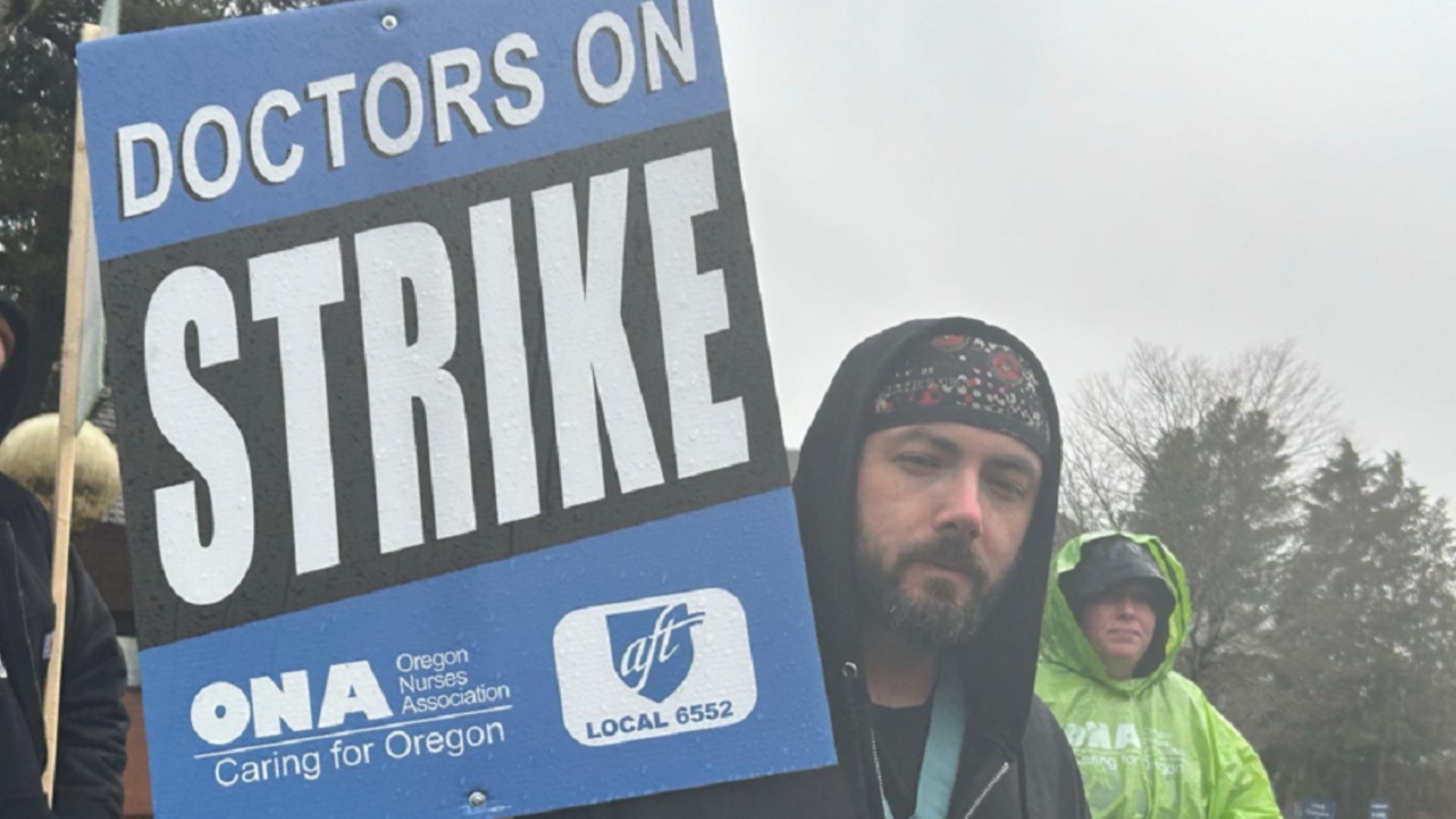 Providence health care worker strike begins | kgw.com