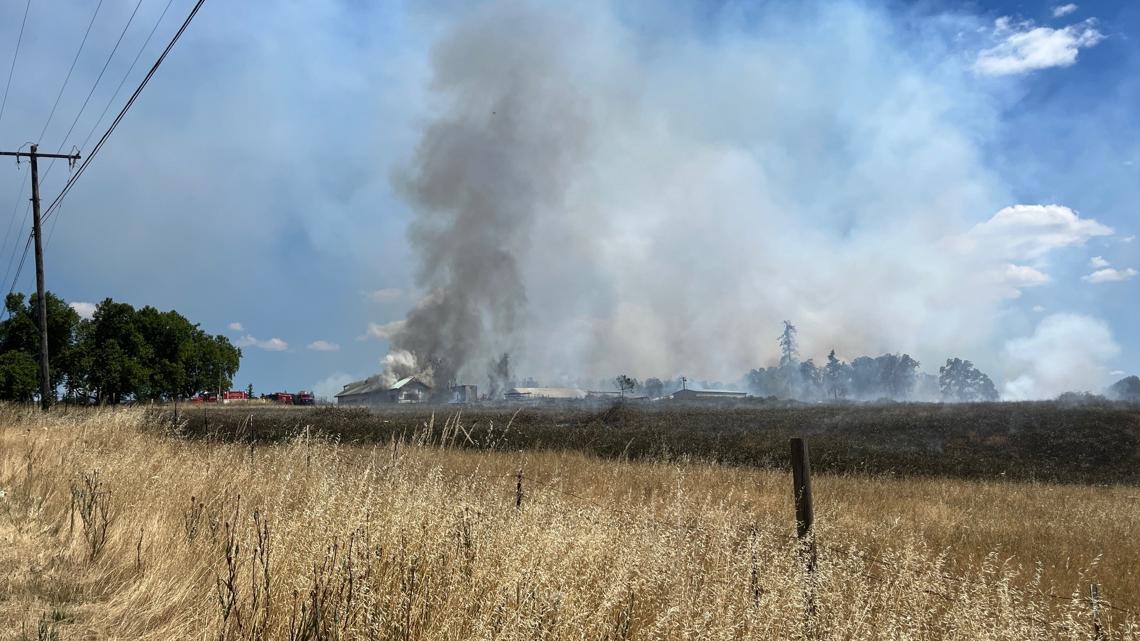 Evacuations downgraded to Level 2 for Marion County wildfire | kgw.com