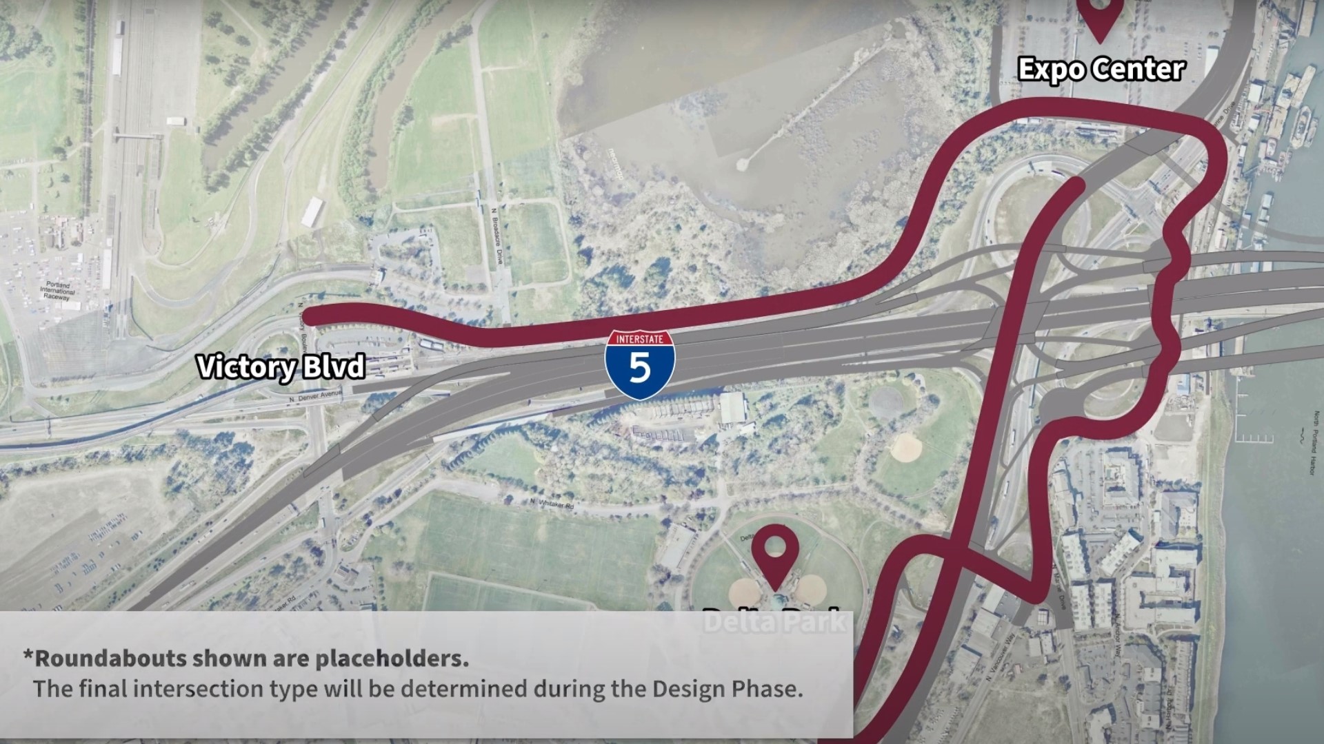 New videos show freeway upgrades for Interstate Bridge project | kgw.com