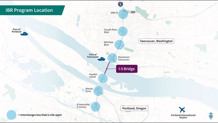 New videos show freeway upgrades for Interstate Bridge project | kgw.com