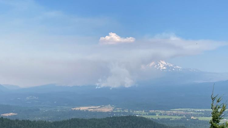 Williams Mine fire grows on Gifford Pinchot National Forest | kgw.com
