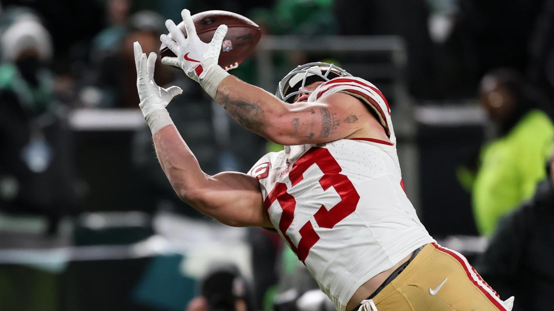 49ers knock out defending champs Eagles 23-19, set up Week 18 rematch ...