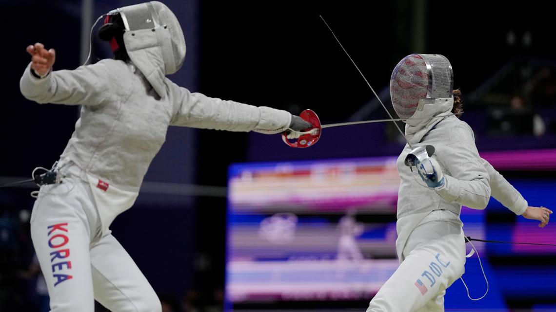 Portland fencer helps Team USA secure 5th place in 2024 Olympics | kgw.com