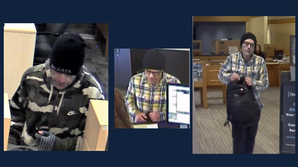 Bank robber hits three Portland banks within 40 minutes | kgw.com