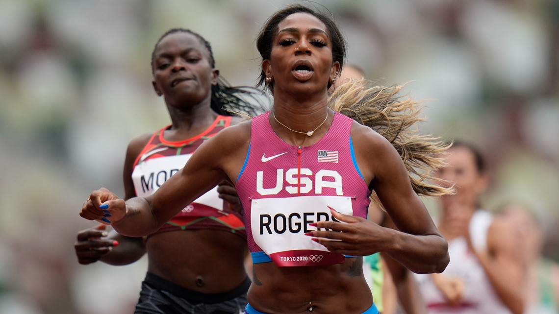 Olympian Raevyn Rogers lands in Portland with bronze medal | kgw.com