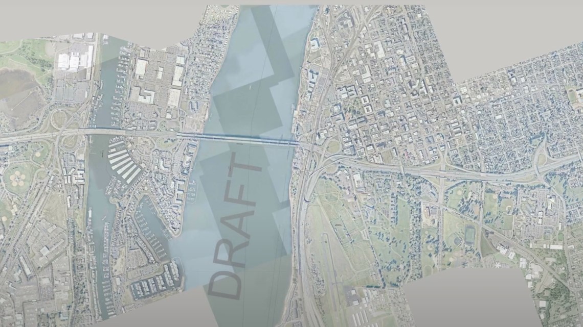 New videos show freeway upgrades for Interstate Bridge project | kgw.com