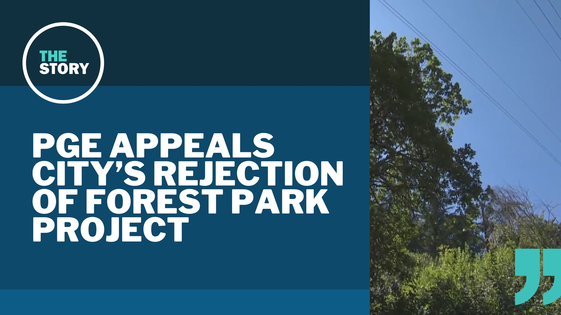 PGE to appeal Portland City Council axeing Forest Park project | kgw.com