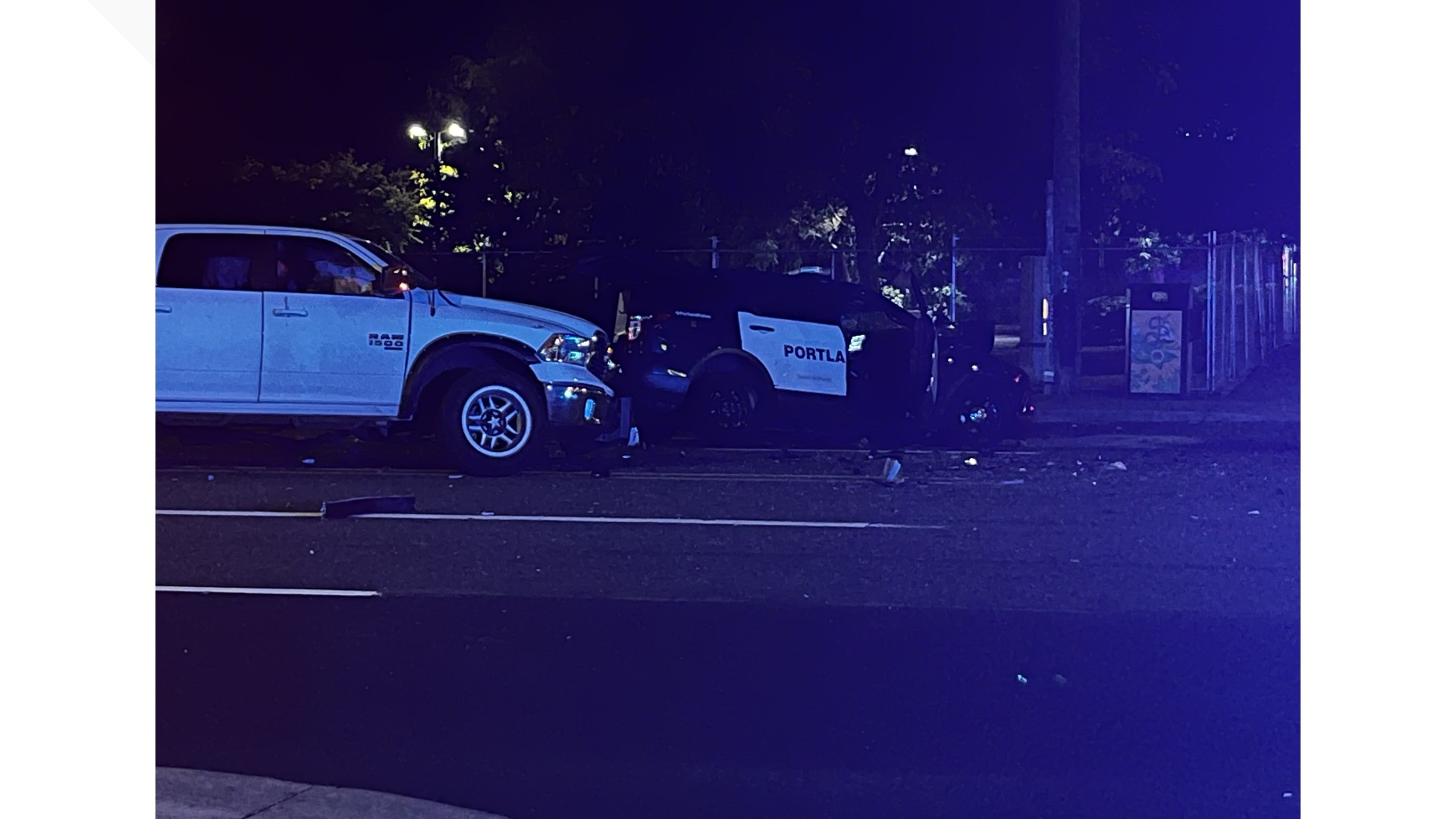 Portland police officer involved in crash on Southeast Powell | kgw.com